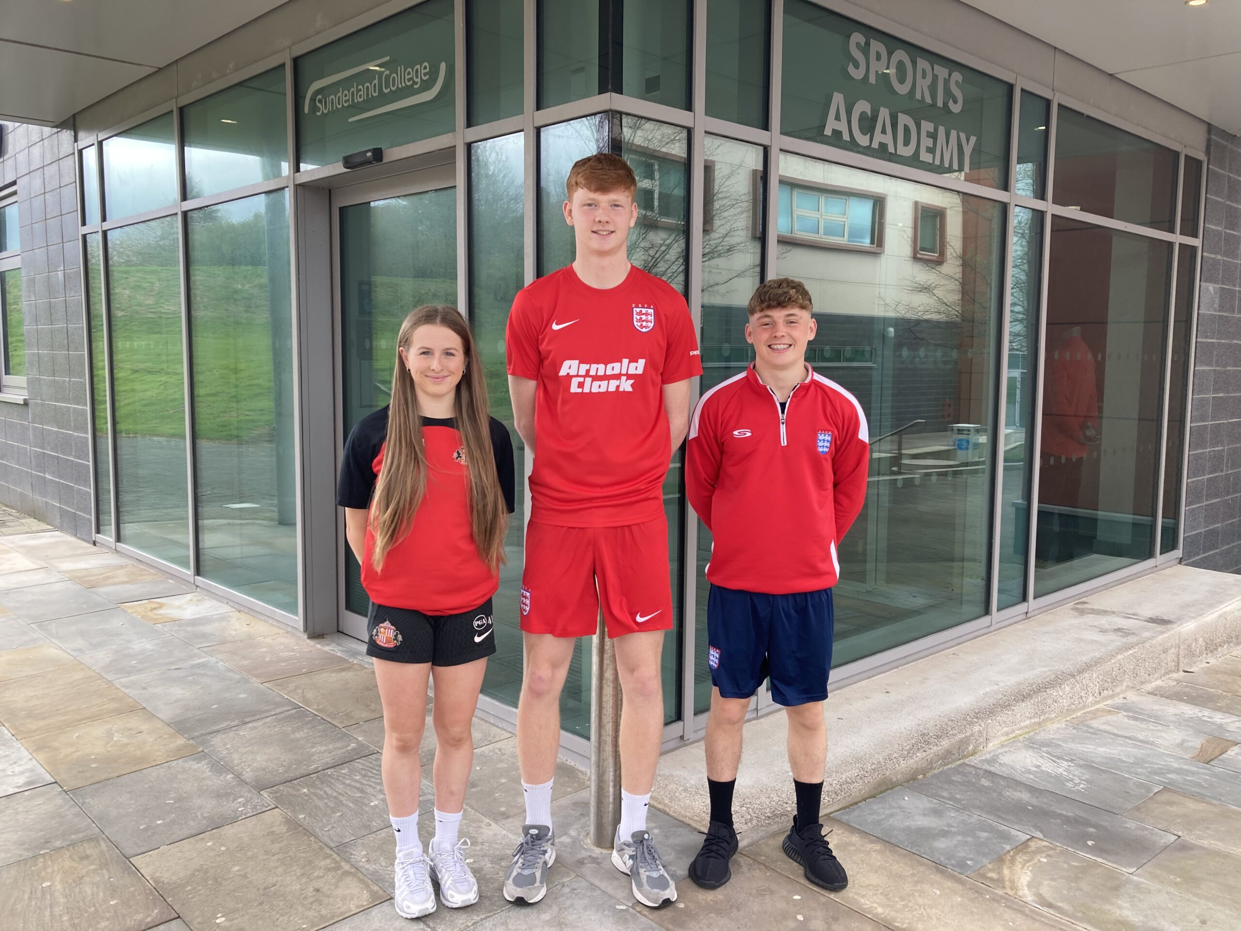 Three Sunderland College Student-athletes represent Three Lions ...